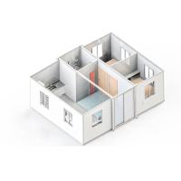 China Customizable 40ft Expandable Container House With Gypsum Board Covering 20ft 40ft for sale