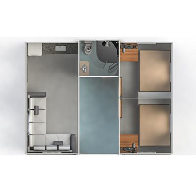 China Custom Container Farm House Granny Flat House PE Standard Size 20ft 40ft for sale