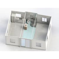 China Customizable 40ft Expandable Container House With Gypsum Board Covering 20ft 40ft for sale