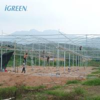 China Film Surface Outdoor Vegetable Greenhouse Kits For Fruits And Flower for sale
