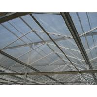 China Glass Covered Industrial Greenhouse with 3.73-7.73m Roof Height and Glass Panels for sale
