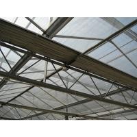 China Glass Covered Industrial Greenhouse with 3.73-7.73m Roof Height and Glass Panels for sale