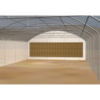 China PE Cooling System Agricultural Greenhouse Flower Growing Galvanized Steel Greenhouse for sale