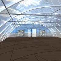 China Hot Climate Tomato Plant Greenhouse 150 Micron Plastic Film Cover for sale