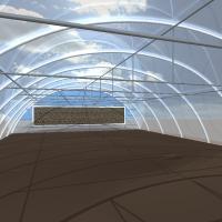 China Agricultural Single Span Greenhouse Flowers And Vegetables Poly Film Greenhouse for sale