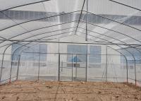 China Tunnel Greenhouse with Hot Dipped Galvanized Steel Structure and 275gsm Zinc Coating for sale
