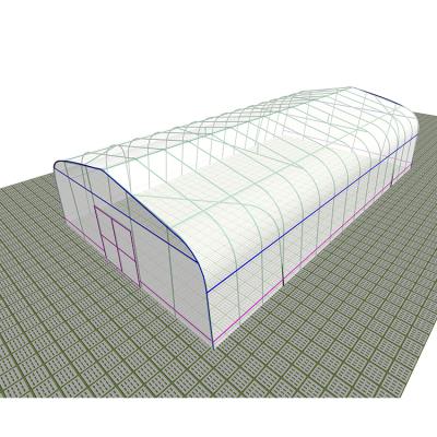 China 32mm Pipe Diameter Vegetable Green House Customized For Optimal Growth Conditions for sale