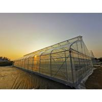 China UV Resistant Single Span Greenhouse 200 Micron Plastic Film Long Lasting for sale