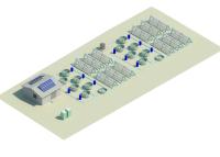 China Aquaponics Growing Greenhouse Hydroponics System Automatic Watering Vertical Nft Hydroponics Growing System for sale