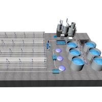 China Aquaponics Growing Greenhouse Hydroponics System Automatic Watering Vertical Nft Hydroponics Growing System for sale
