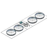 China PVC Tarpaulin Ras Recirculating Aquaculture System With Automatic Feeding for sale