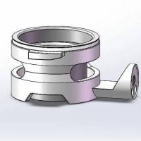 China Aluminum Coffee Machine Parts CNC Machined with Teflon Coating for sale