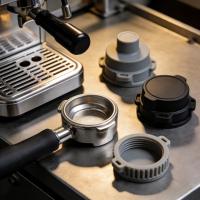 China Stainless Steel CNC Machined Coffee Machine Components Teflon Coating Wire Drawing for sale