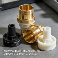 China Precision CNC Machining Coffee Machine Parts Customized Sandblasting for sale
