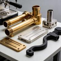 China Coffee Machine CNC Machining Brass Parts High Precision Sandblasting for sale