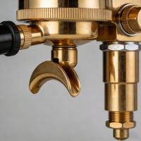 China Coffee Machine CNC Machining Brass Parts High Precision Sandblasting for sale