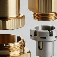 China Coffee Machine CNC Machining Brass Parts High Precision Sandblasting for sale