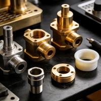 China Coffee Machine CNC Machining Brass Parts High Precision Sandblasting for sale