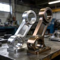 China Ra0.2-Ra3.2 Roughness Custom Machined Aluminum Parts Natural Silver for sale