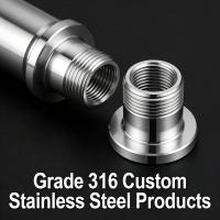 China Grade 316 Stainless Steel Custom Parts Corrosion Resistance For Aerospace Industries for sale