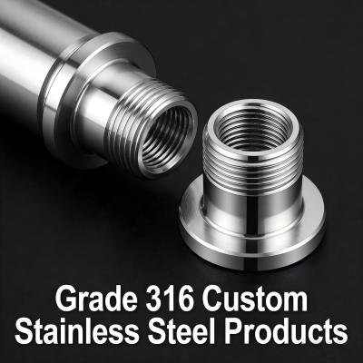 China Grade 316 Stainless Steel Custom Parts Corrosion Resistance For Aerospace Industries for sale