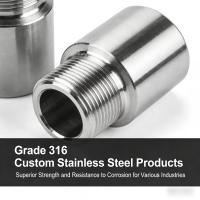 China Grade 316 Stainless Steel Custom Parts Corrosion Resistance For Aerospace Industries for sale