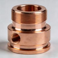 China OEM ODM Copper CNC Turning Machining Parts for Heat Exchangers / Electronics for sale