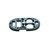 China Drilling CNC Custom Parts Black Anodized Aluminum Metal Mechanical Parts for Equipment for sale