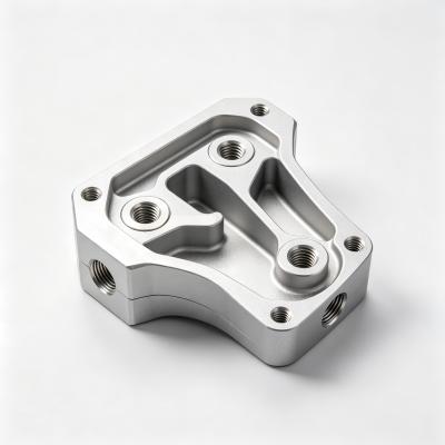 China Precision 5-Axis CNC Machining Service for 6061 Aluminum Custom Components with Single Clamping Operation and Clear Anodizing for sale