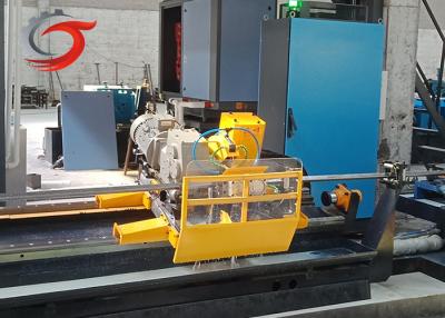 China Welded Pipe CNC Cold Saw Cutting Machine PLC 22kw Electrical Diagram for sale