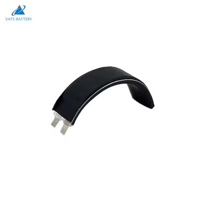 China Wearable Curved Lipo Battery 150732 3.7V 20mAh Ultra Thin Lipo Battery Pouch for sale