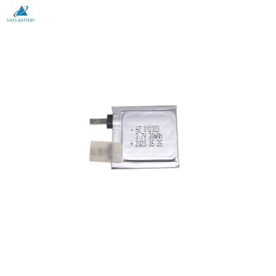China OEM ODM Ultra Thin Lipo Battery Pouch 012323 30mAh 3.7V Lithium Ion Battery for sale