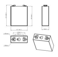 China LF280 3.2V LiFePO4 Battery Pack 280Ah Capacity For Renewable Energy / EV Applications for sale