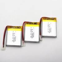 China Rechargeable High Discharge Lipo Battery 3.7V 700mah 800mA Lithium Polymer Battery Pack Pouch for sale