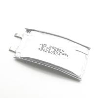 China 3.7V 200mah 302040 Curved Lithium Polymer Battery For Wearable Device for sale