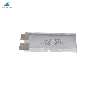 China ODM Ultra Thin Lipo Battery 042255 3.7V 24mAh 0.4mm Thinnest Lipo Battery For ID Card for sale