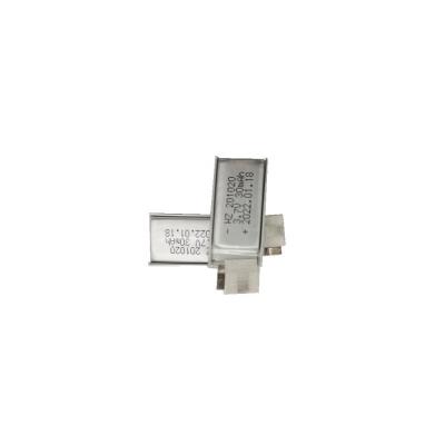 China 201020 2mm 3.7V 30mAh Lithium Ion Lithium Polymer Battery Pack For Small Smart Card for sale