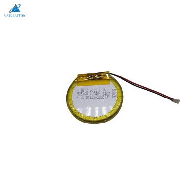 China 513535 3.7V Round Lipo Battery 525mAh Polymer Battery For Consumer Electronics for sale