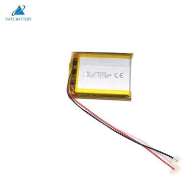 China 2500mAh 3.7 V Rechargeable Lithium Polymer Battery IEC62133 104050 Battery for sale