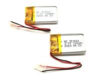 China Rechargeable Li Polymer Battery 3.7 V 100mAh 351522 For Bluetooth Headsets for sale