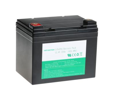 China 12V 33Ah LiFePO4 Battery Pack 26650 Rechargeable Battery  For Energy Storage Systems for sale