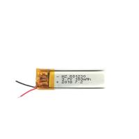 China KC Certified 3.7V 601230 180mAh Lithium Polymer Battery for Mini Electronics for sale