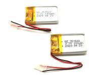 China Quality 3.7V 100mAh Li Polymer Battery 351522 Model Rechargeable for Headset and Electronics for sale