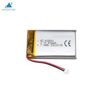 China CE Certified 3.7V 400mAh Lithium Polymer Battery Lipo Battery 402540 Size for Humidifier and Beauty Instruments for sale