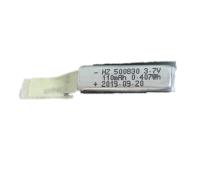 China 400830 3.7V Slim Li-polymer Battery 80mAh 110mAh With Solder Tabs For Wearable Devices And Toys for sale