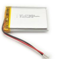 China KC CB 703450 1500mAh Capacity 800 Cycle Life PCB Protection Lithium Polymer Battery Pack for sale