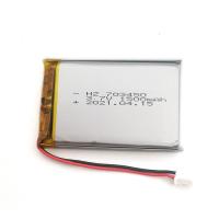 China KC CB 703450 1500mAh Capacity 800 Cycle Life PCB Protection Lithium Polymer Battery Pack for sale