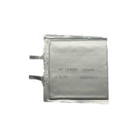 China Ultra-Thin 1mm 104038 Lithium Polymer Battery 3.7V 100mAh Rechargeable High Temperature Li-Po Battery for sale