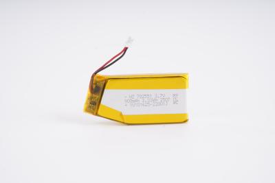 China 702551 3.7V 900mAh Premium Li-Po Lithium Polymer Rechargeable Battery With PCB Protection for sale