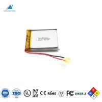 China 653040 800mAh 3.7V Li Polymer Battery for Smart Bracelet Wearable Devices for sale